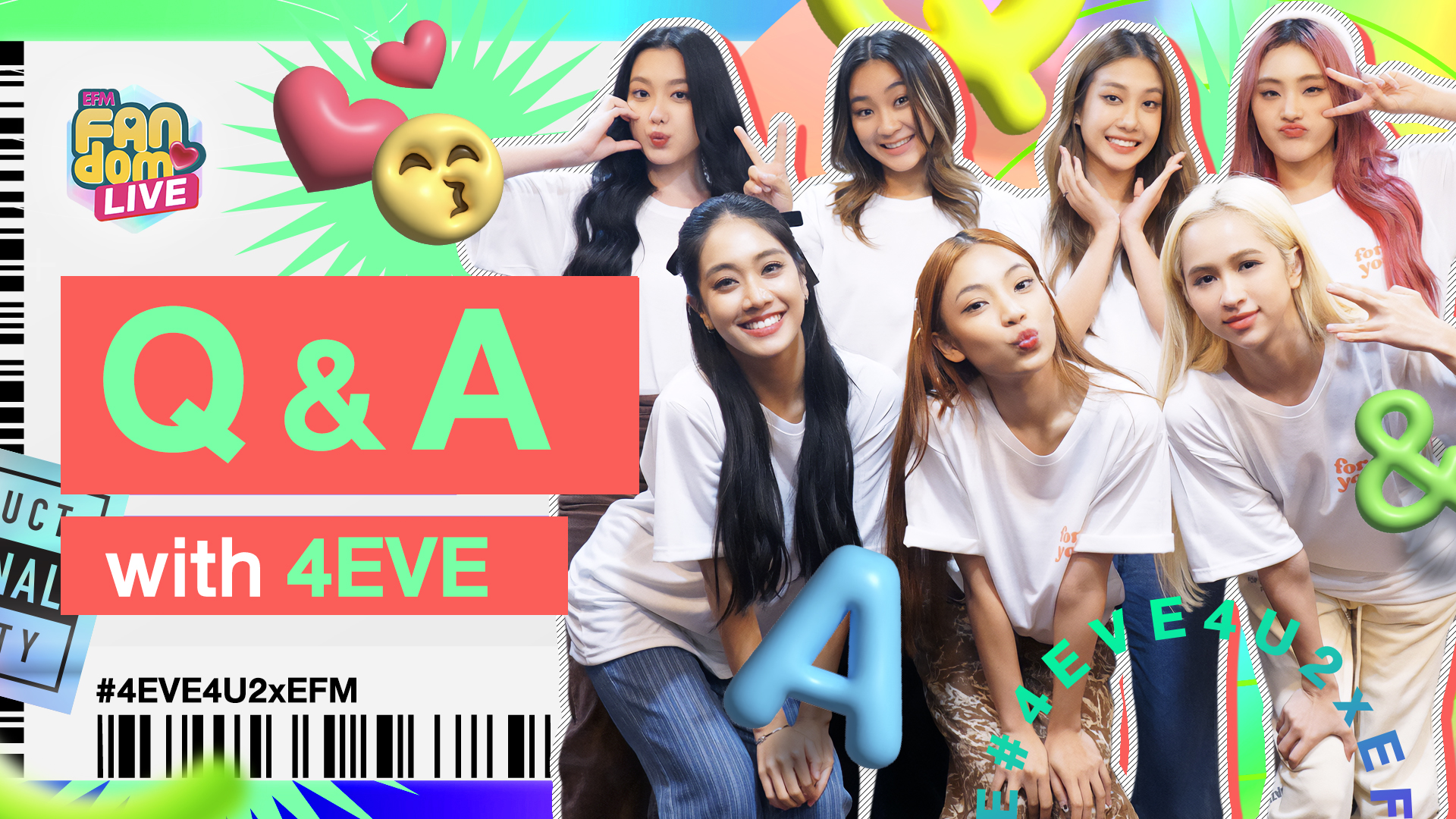 "Q&A" with "4EVE" - HIGHLIGHT EFM FANDOM LIVE 18 พ.ย. 65
